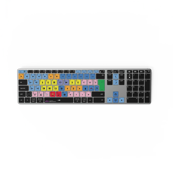 NEW Media Composer Keyboard | Backlit & Wireless | Mac and PC - Turbo ...